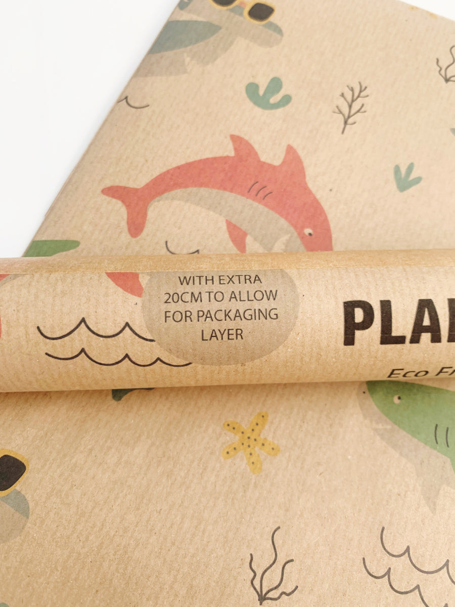 Flowers Recycled Gift Wrap | Eco friendly Gift Wrap – planetwrapit