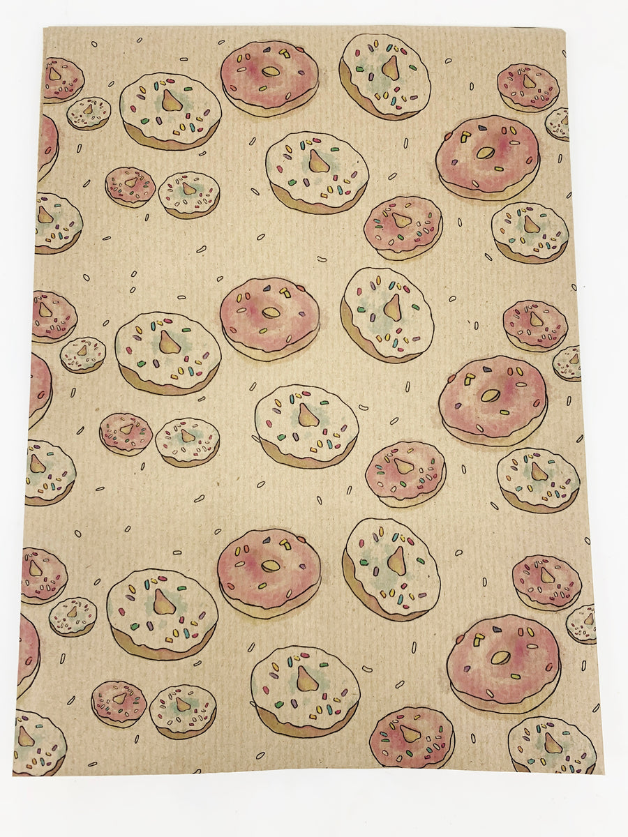 Doughtnut Recycled Wrapping Paper | Eco friendly Gift Wrap – planetwrapit